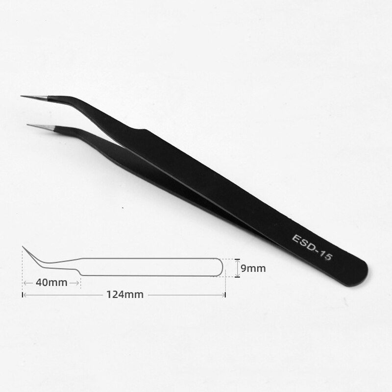 Tweezers ESD Anti-Static Precision Maintenance Ind... – Vicedeal