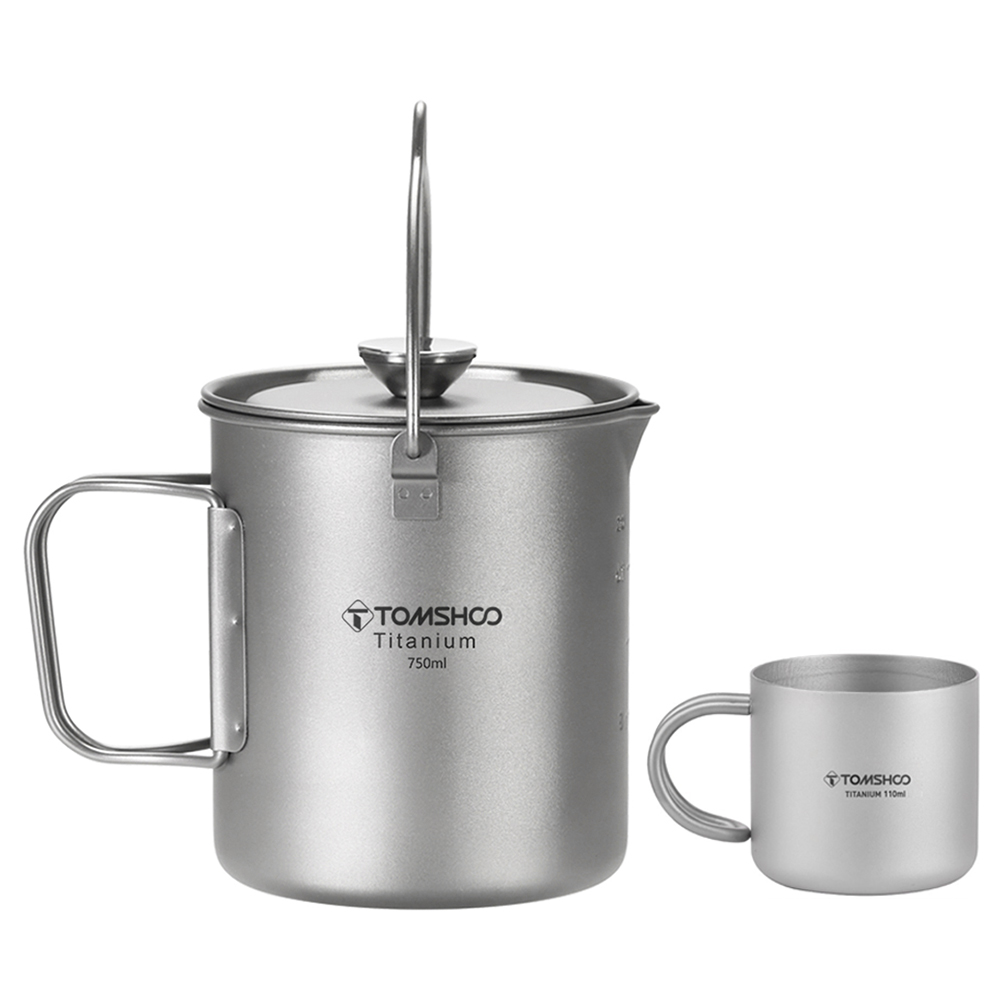 Tomshoo – cafetière de Camping 750ml, tasse 150ml,... – Grandado