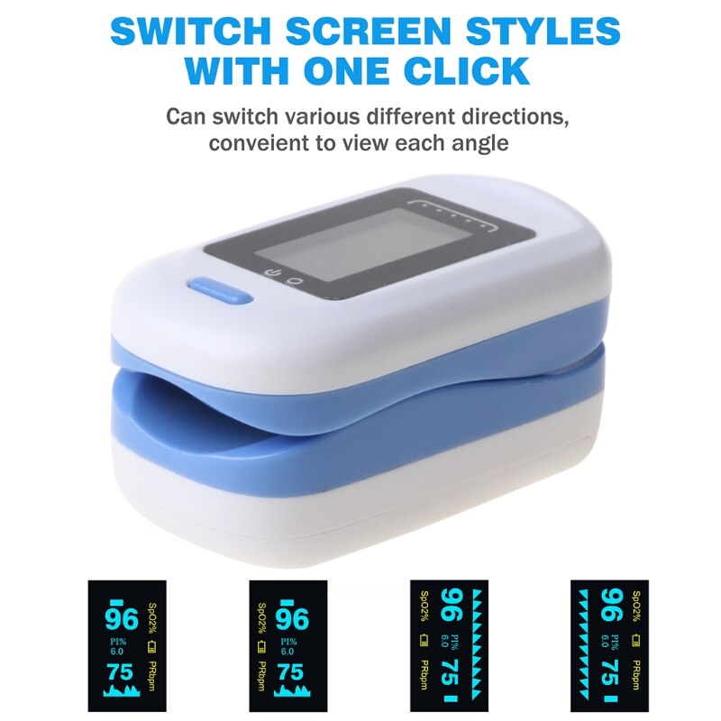 Fingertip Pluse Oximeter Finger Pulse Ox Monitor B... – Grandado