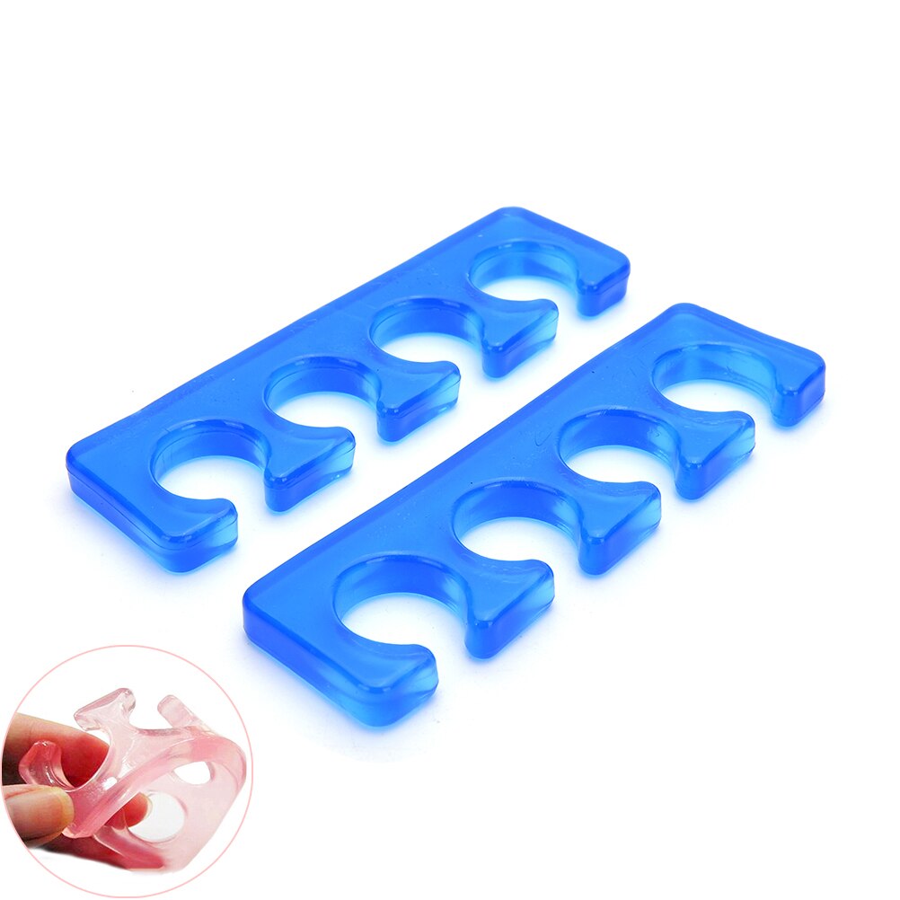 1Pair Silicone Toe Finger Separators Feet Care Nai... – Grandado