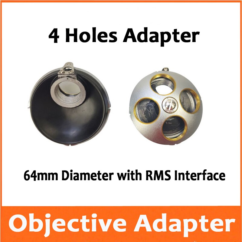 4 holes objective converter Biological Microscope ... – Grandado