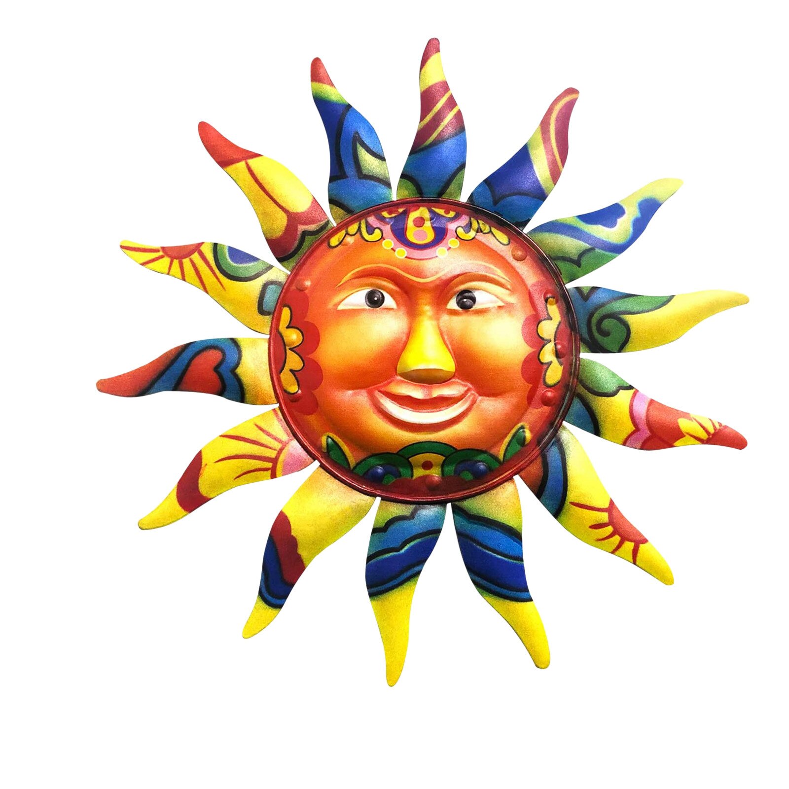 12.7 Inch Stylish Metal Sun Wall Art Decor Hanging... – Grandado