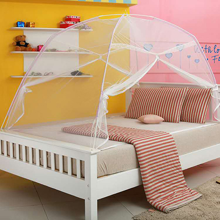 double door yurt mosquito net single double zipper... – Grandado