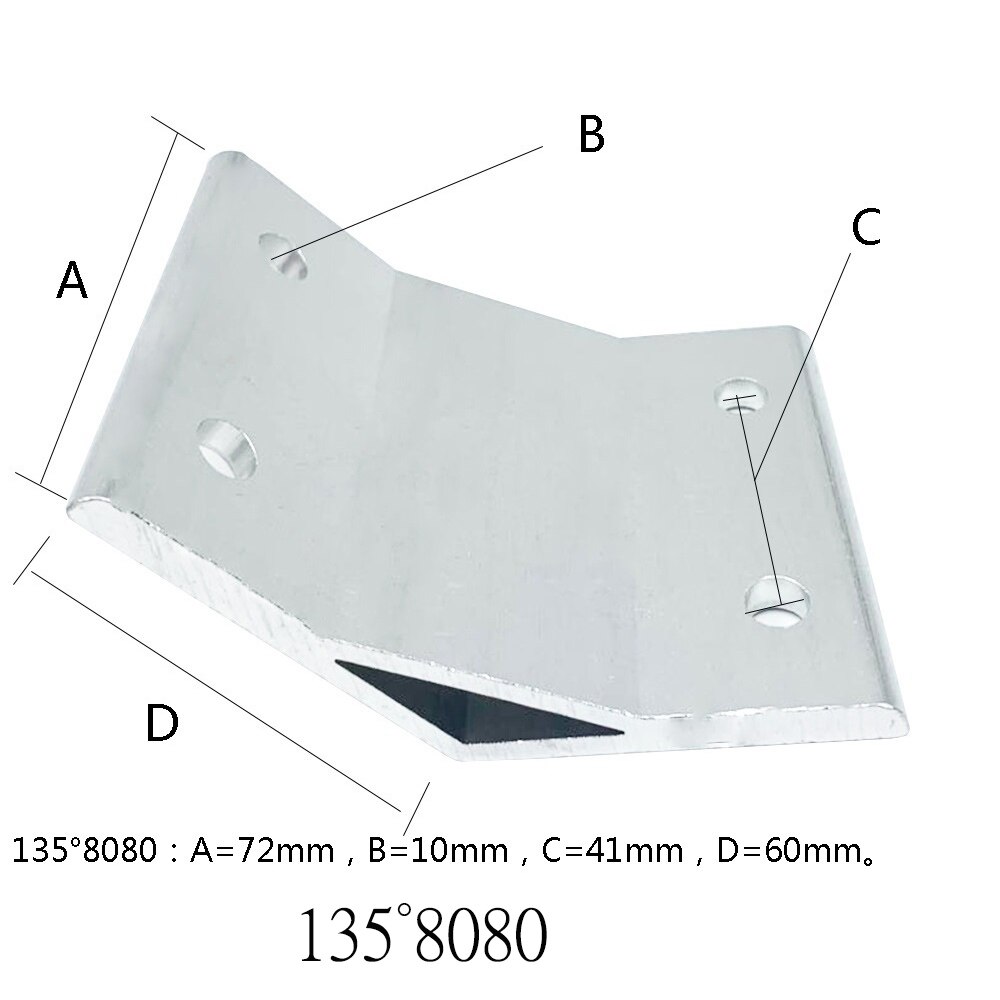 2Pcs /3030/4040/4545/3060/4080/4590 45/135 Degree ... – Grandado