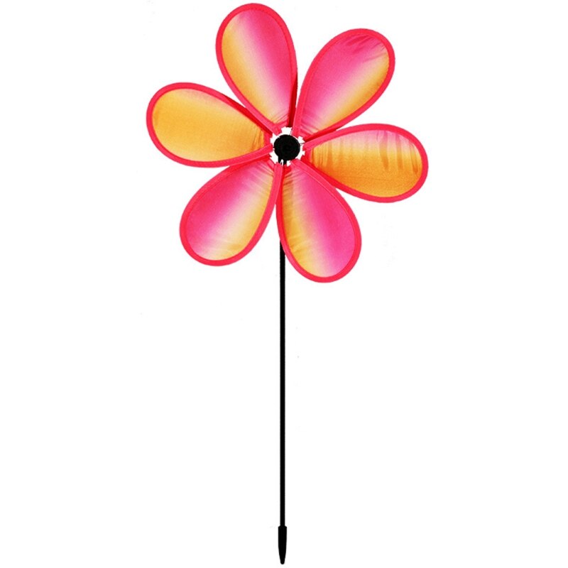 Colorful Flower Wind Spinners Lawn Pinwheels Windm... – Grandado