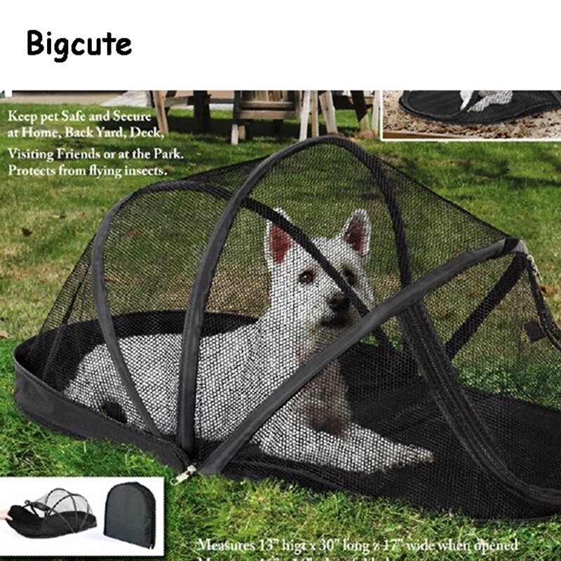Portable Dog House Cage for Dogs Crate Cat Net Ten... – Grandado