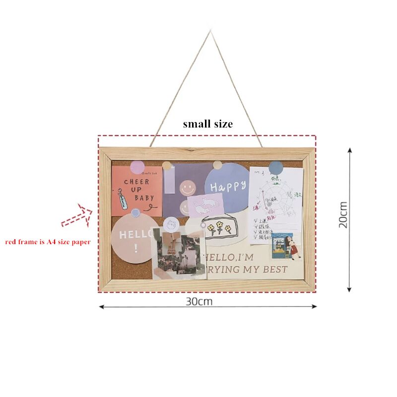 1Pc Soft Wooden Letter Message Board Decorative Po... – Vicedeal