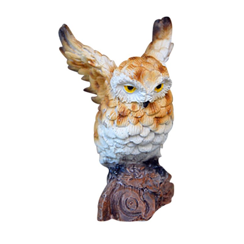 Resin Imitation Mini Owls Miniature House Fairy Ga... – Grandado