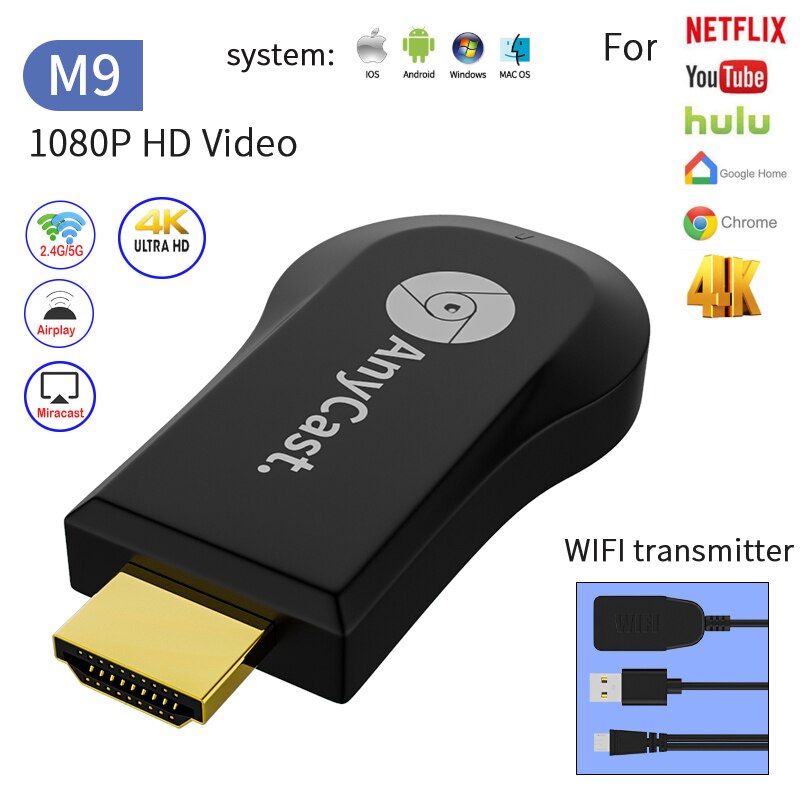 PERESAL HDMI Wireless Display Receiver 2.4G+5G WiF... – Grandado