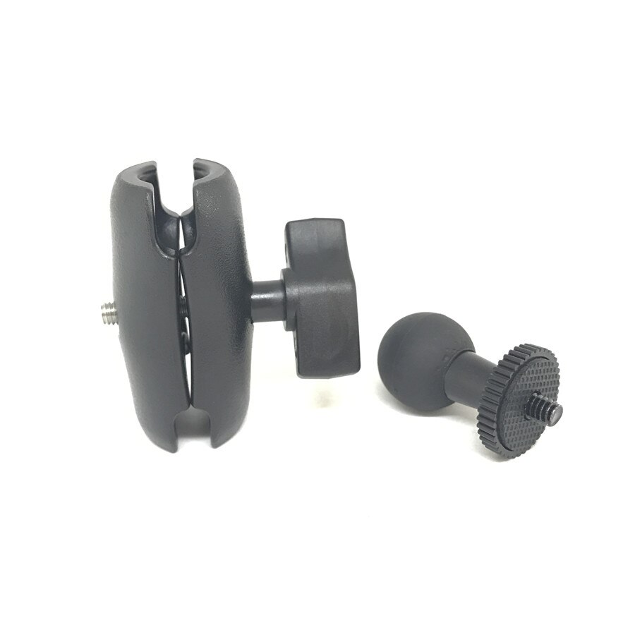 Ball Mount Double Socket Arm 1/4 Tripod Adapter Sc... – Vicedeal