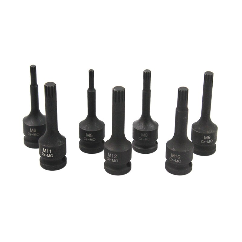 1/2 "Dr. Impact Spline Bit Socket Set M5 M6 M... – Grandado