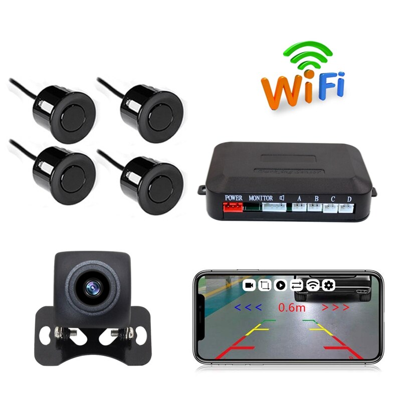 Parking Sensor Wireless WIFI Car Rear View Reverse... – Grandado