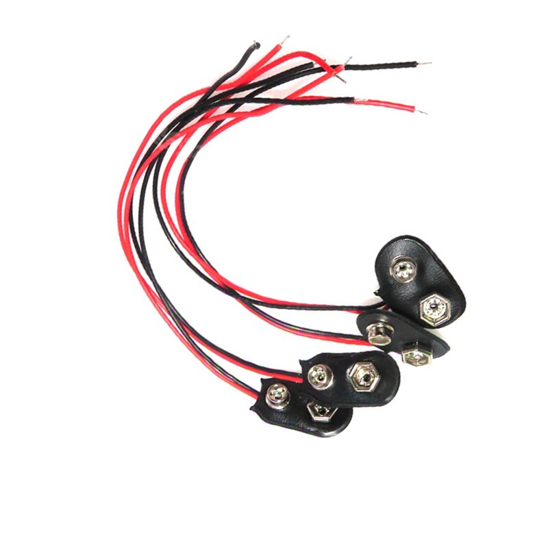 10pcs/lot 9V Clip-on Battery Clips Connector Buckl... – Grandado