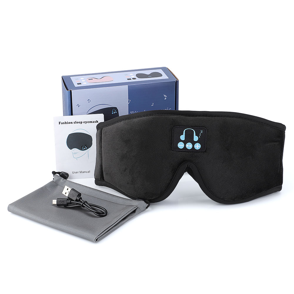 3D Bluetooth Sleeping Rest Aid Eye Mask Sleep Blue... – Grandado