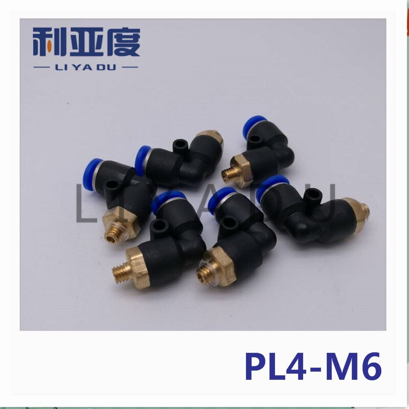 10PCS/LOT PL4-M6 Tracheal joint fast connection Ma... – Vicedeal
