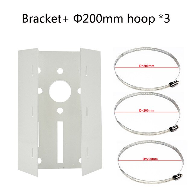 Steel Pole Mount Bracket with Mounting hoop for Hi... – Grandado