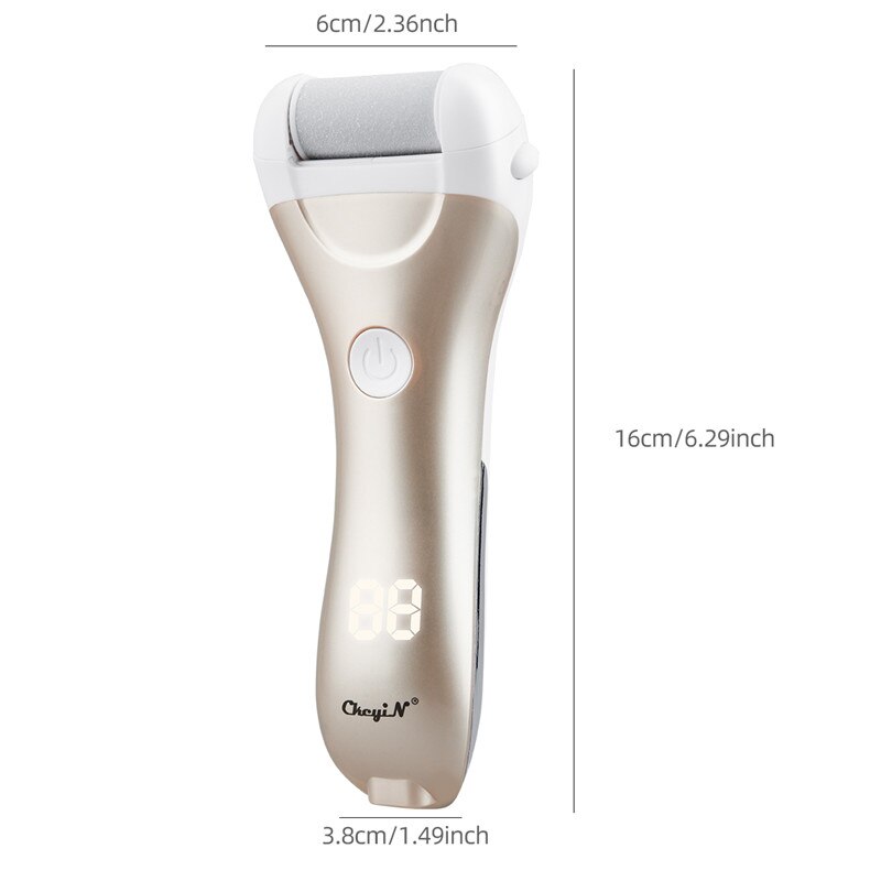 Led display genopladelig callus remover vandtæt el... – Grandado