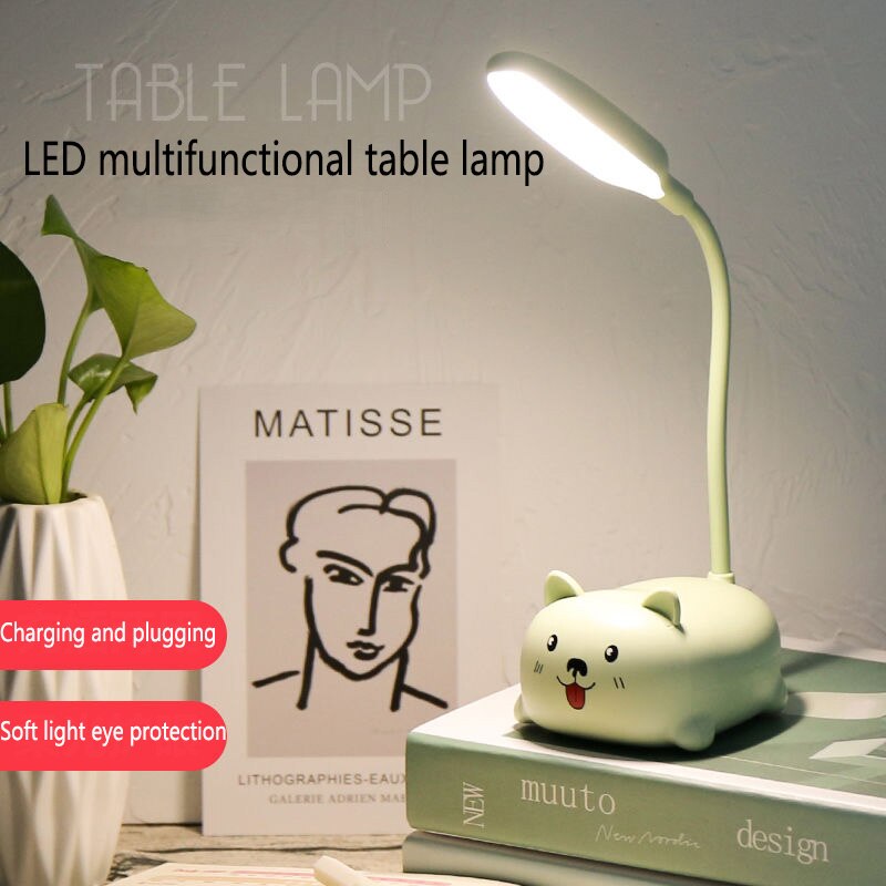 Reading Small Desk Lamp Eye Protection Learning Student Dormitory ...