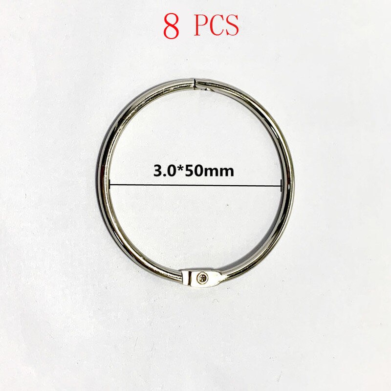 8PCS 50MM ring buckle iron ring loose-leaf ring bu... – Vicedeal
