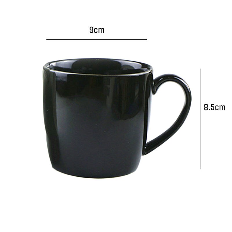 Kraniet kaffe krus 3d hvide sorte gotiske krus kaffe mælk te krus med ...