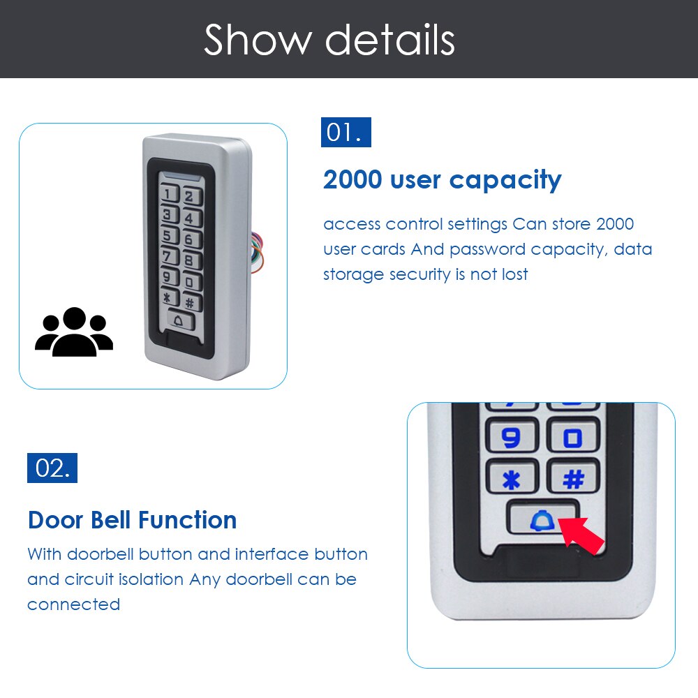 2000 Gebruiker 125Khz Rfid Keyfob Waterdichte Stan... – Vicedeal 2000 Gebruiker 125Khz Rfid Keyfob Waterdichte Stan... – Vicedeal