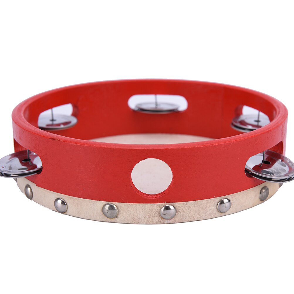1Pc Red Musical Tamboerijn Tamborine Drum Ronde Pe... – Vicedeal
