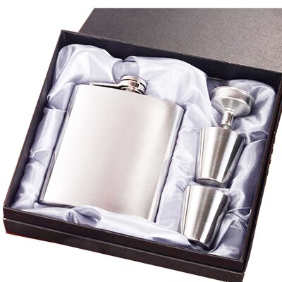 portable stainless steel hip metal flask sets trav... – Vicedeal