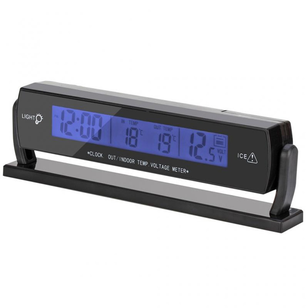 Car Digital Clock Car Thermometer LCD Clock Mini A... – Grandado