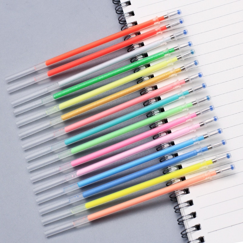 100 pcs/lot 100 Colors Gel Pen Refill Multi Colore... – Grandado