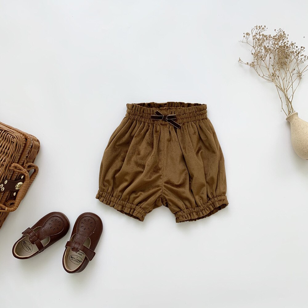 Herfst Winter Baby Fluwelen Korte Broek Voor Meisj... – Grandado