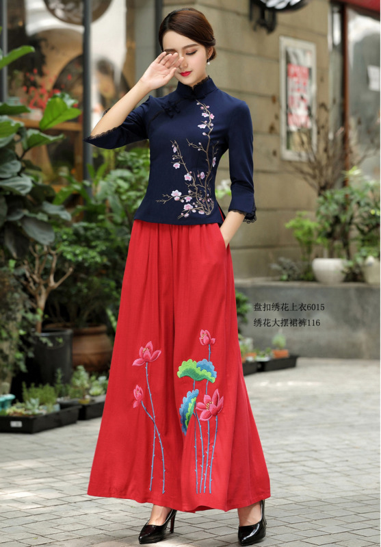 Women Bloomers Bottoms Cotton Linen Loose Pants Tr... – Vicedeal