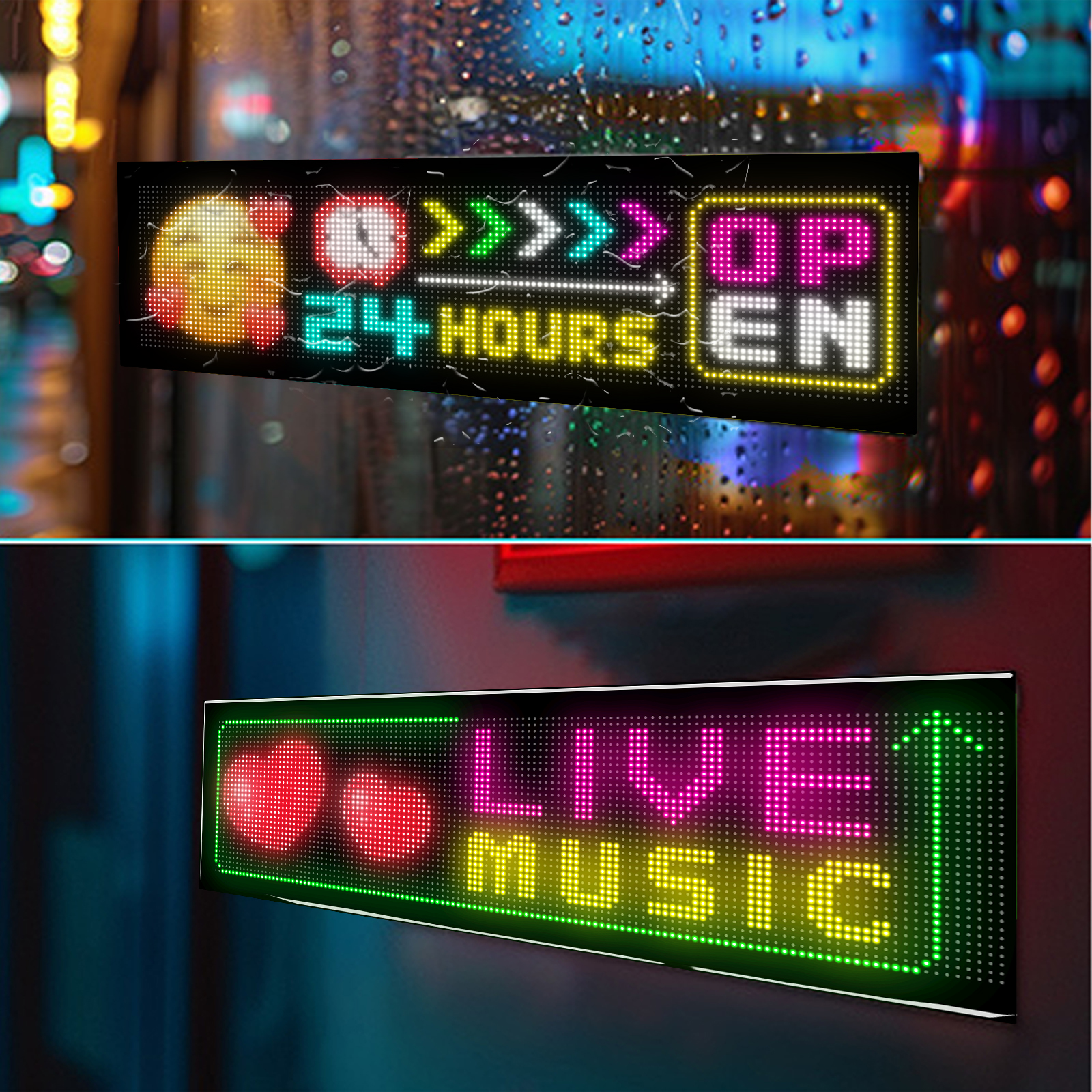 Programmable LED Matrix Panel Light Flexible Scree... – Grandado