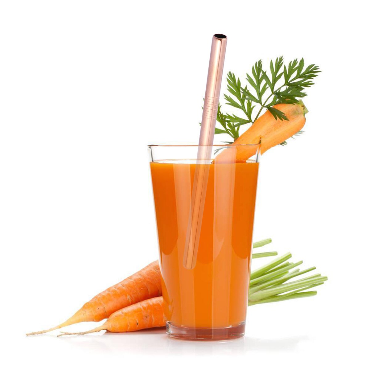 1 Pc 215x12mm Stainless Steel Drinking Straw Reusa... – Grandado