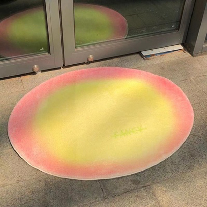 Gradient Living Room Rugs Fluffy Area Rug Non-slip... – Grandado