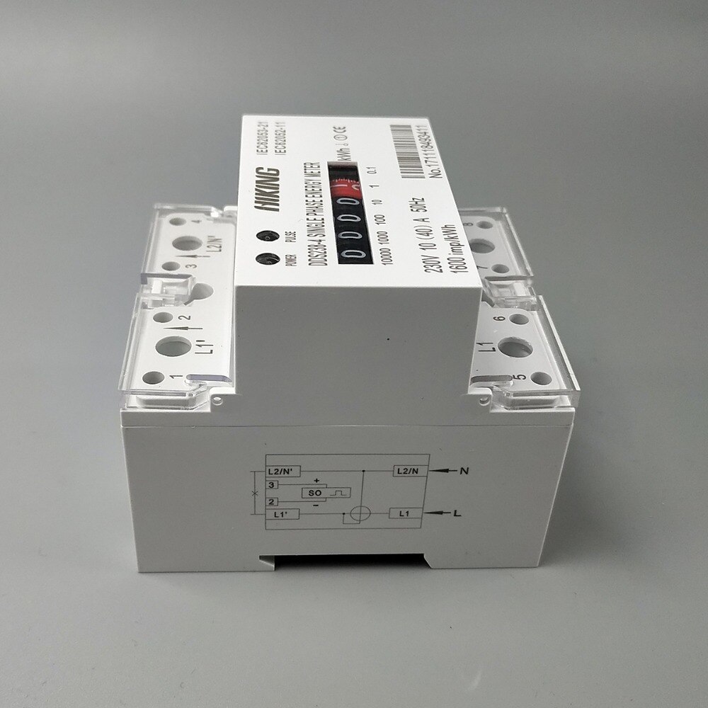 10(40)A 230V 50HZ Single phase Din rail KWH Watt h... – Grandado 10(40)A 230V 50HZ Single phase Din rail KWH Watt h... – Grandado