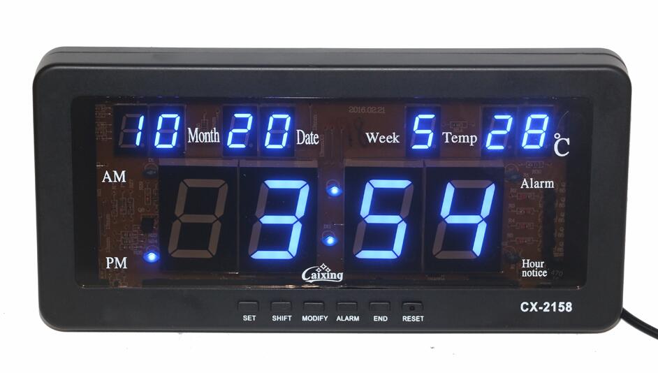 Electronic LED Alarm Clock with Date Temperature a... – Vicedeal