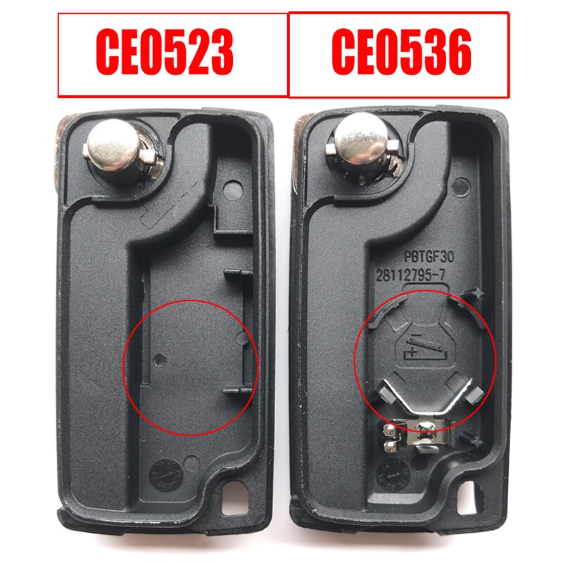 2 3 Knoppen Autosleutel Shell Fob Voor Peugeot 207... – Vicedeal