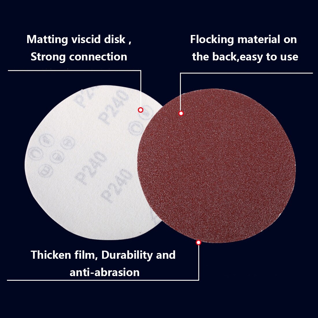 30pcs/set 5inch 125mm Round Sandpaper Disk Sand Sh... – Grandado