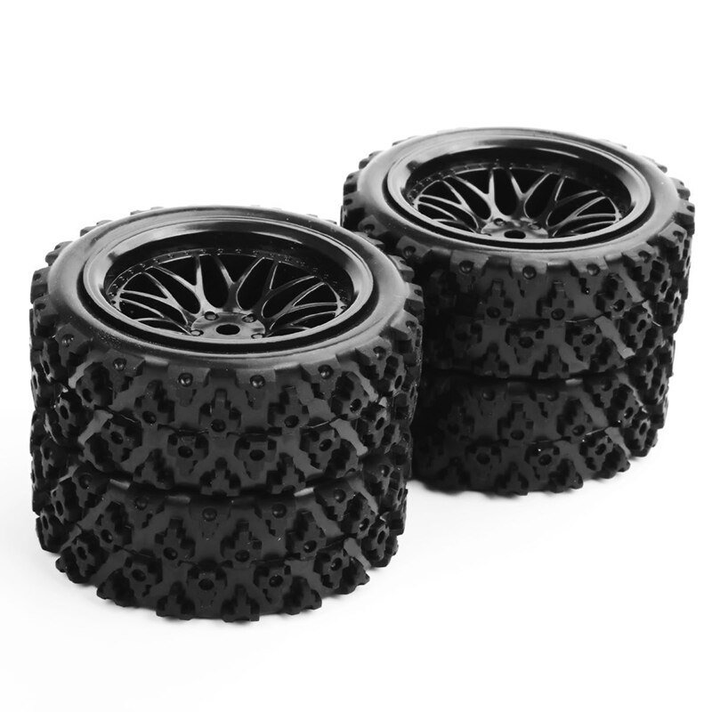 4pcs/set 1:10 RC Rubber Tyre Rim Car Racing Off Ro... – Grandado