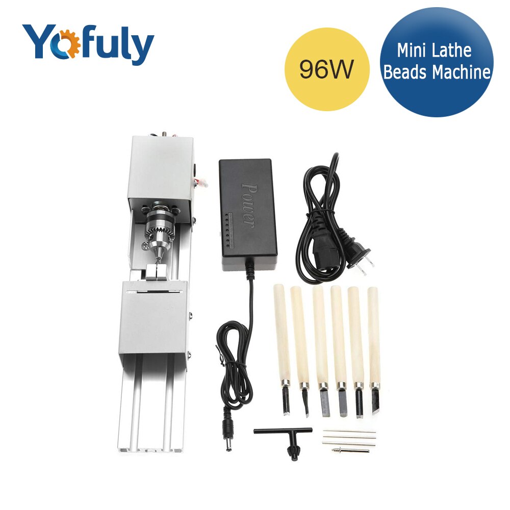 Dc12-24v 96w mini svarvpärlor maskin träarbete diy... – Grandado