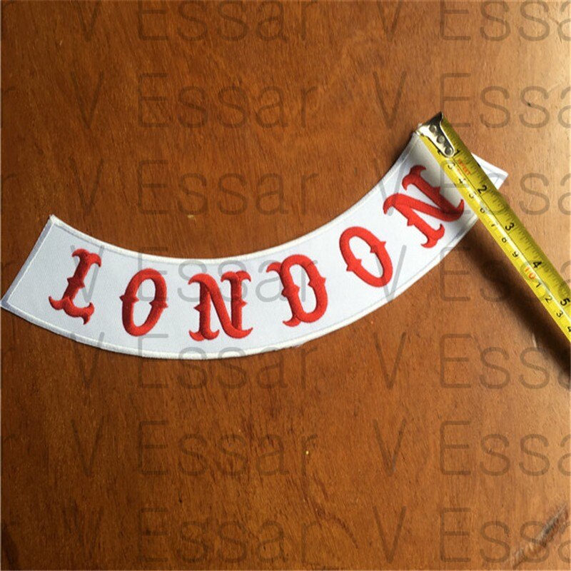 Cloth Patches LONDON Custom Bottom Rocker Embroide... – Vicedeal
