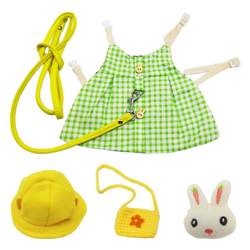 Klein Dier Harnas Vest Leash Set Comfort Kleding M... – Vicedeal