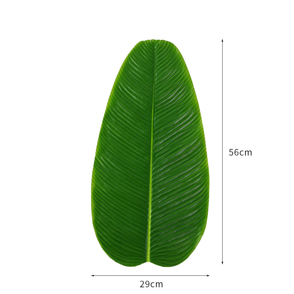 1/4pcs Artificial Tropical Banana Leaves Hawaiian ... – Grandado