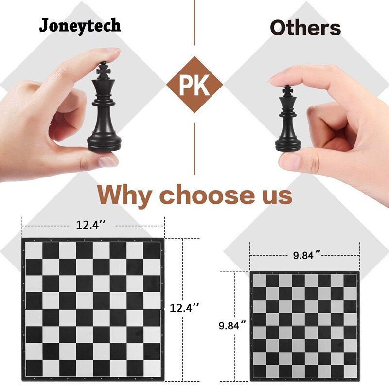 netic Chess Set for Kids and Adults with 3 in 1 Ch... – Grandado