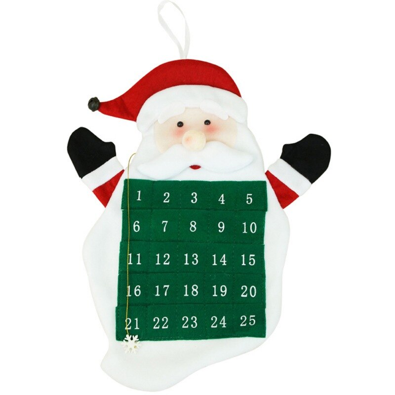 Christmas Decoration Santa Claus Calendar Christma... – Grandado