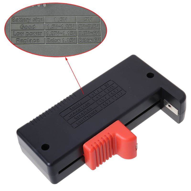 Universal Battery Tester AA AAA C D 9V Button Cell... – Vicedeal