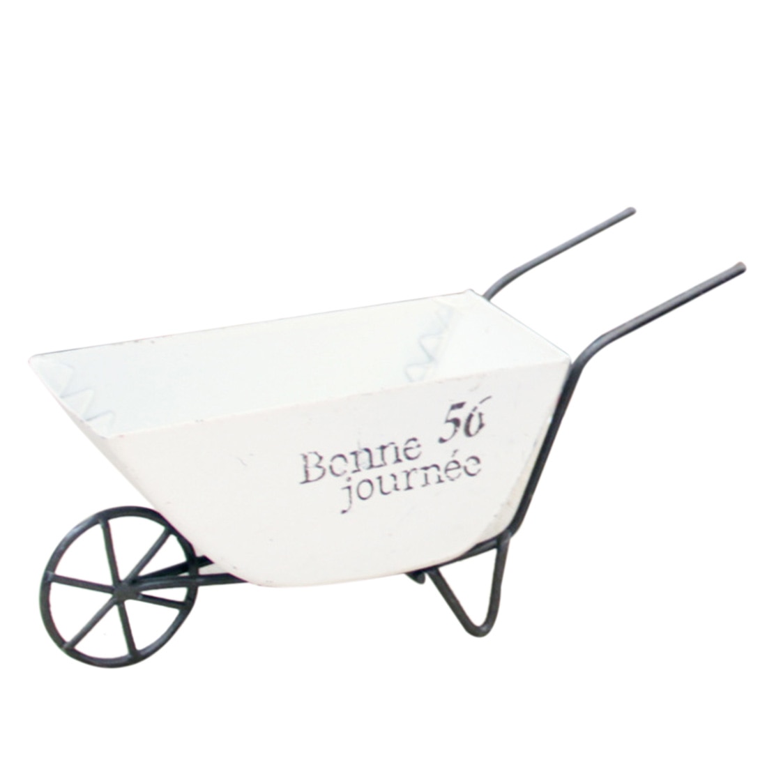 Mini Metal Decorative Wheelbarrow Garden Backyard ... – Grandado