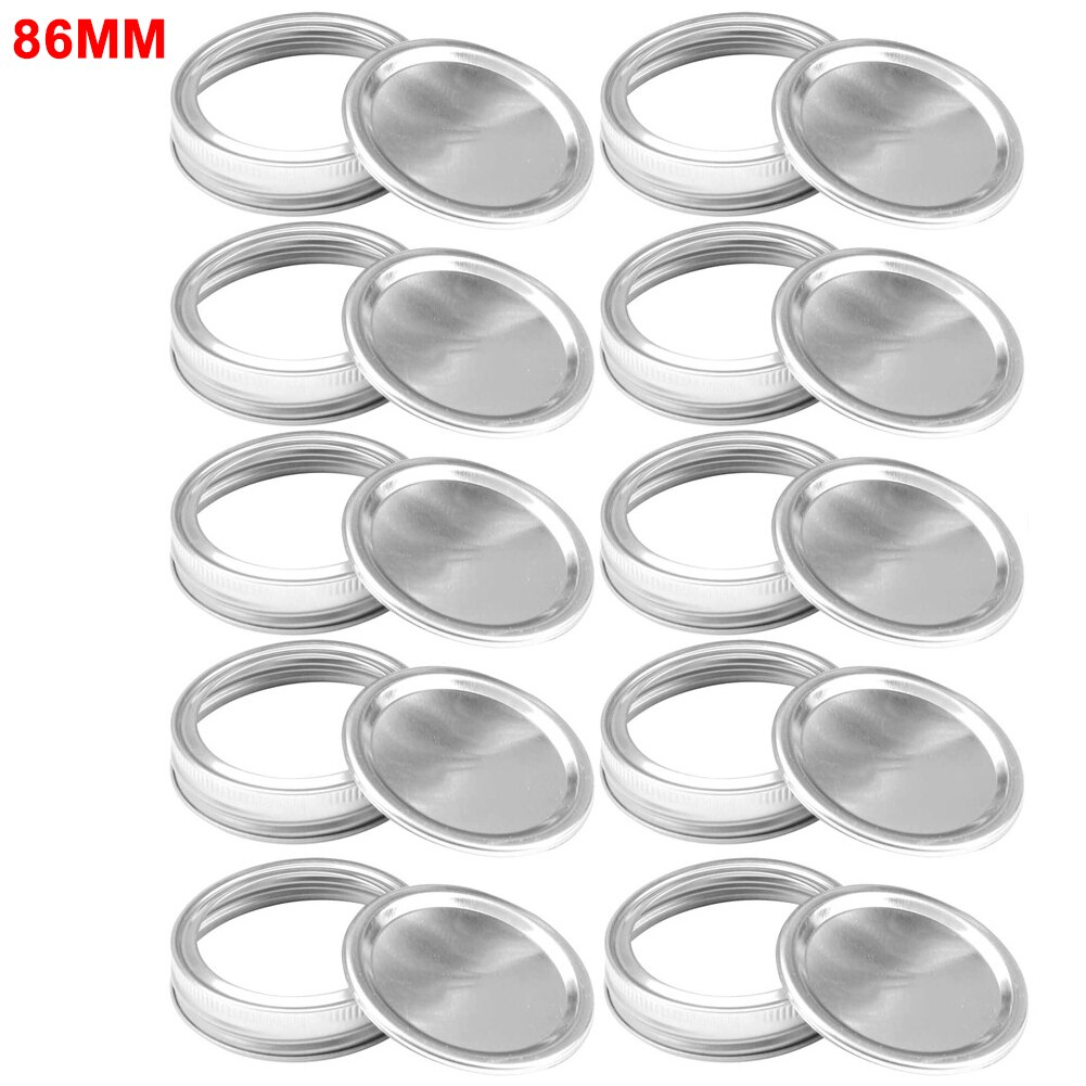 Canning Lids Storage Solid Caps Universal Silver L... – Grandado