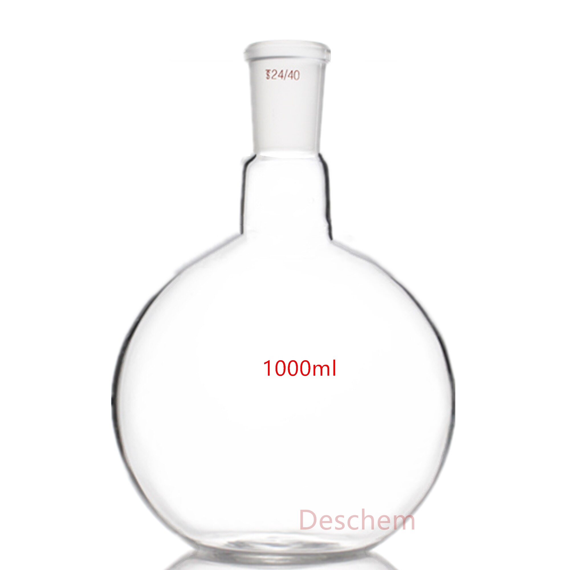 1000 ml, 1-Cuello, 24/40, matraz de cristal de fon... – Grandado