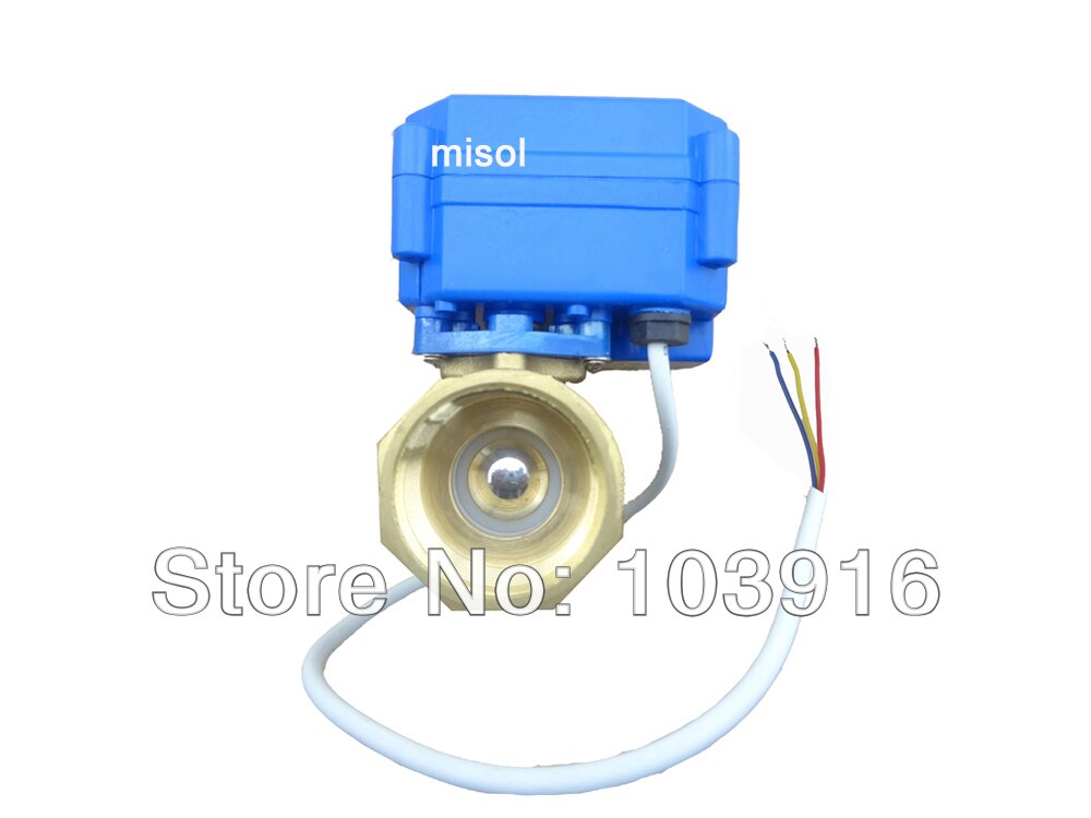 motorized ball valve brass, G3/4" DN20 BSP (r... – Vicedeal